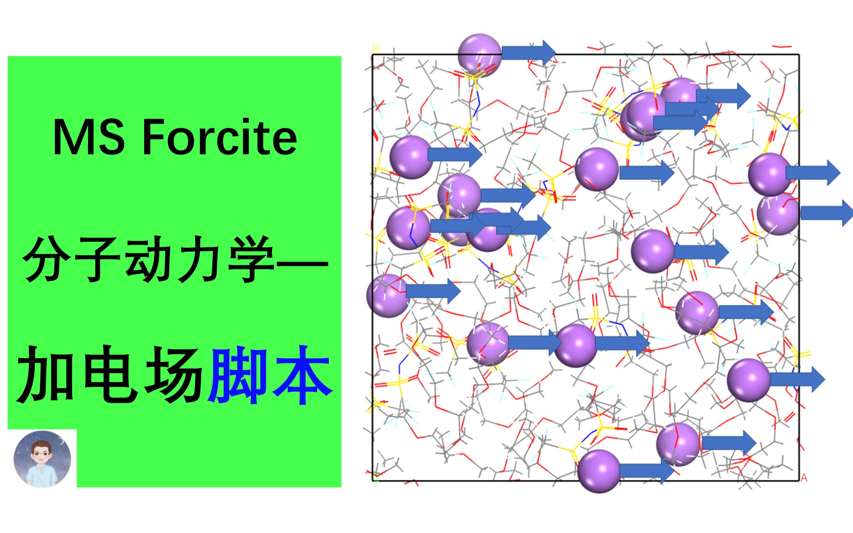 MS分子动力学加电场脚本 | Materials Studio Forcite | 华算科技 -MS杨...