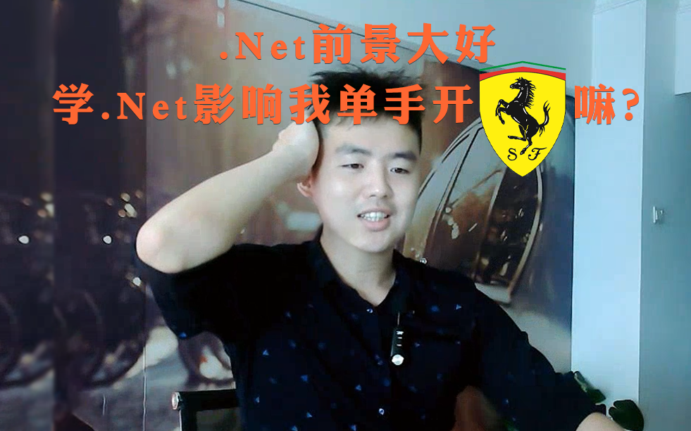 .Net前景大好,学.Net影响我单手开法拉利吗?(C#/.NET/.NET Core/Asp....