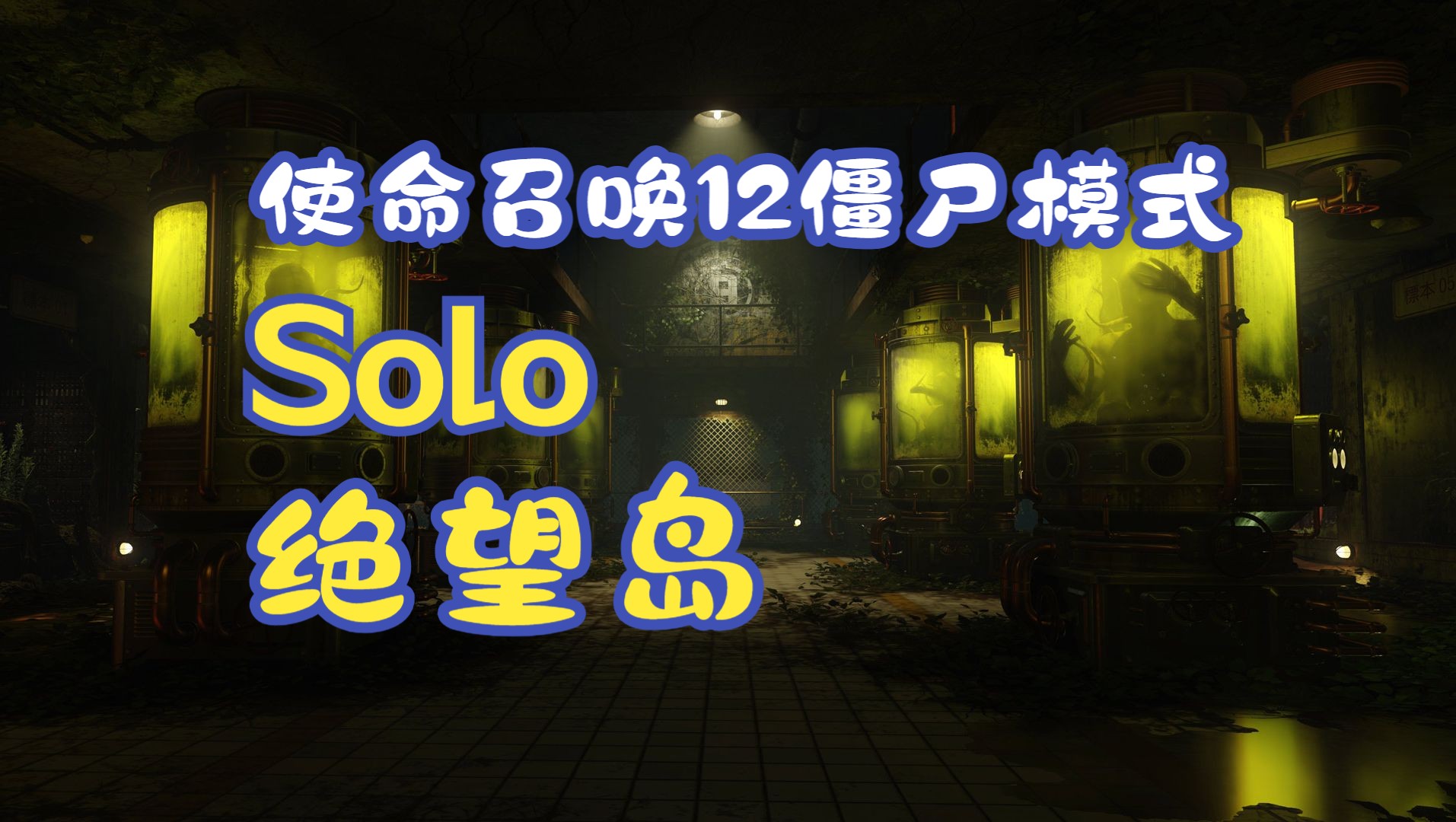 【使命召唤12】僵尸模式Solo绝望岛主彩蛋(离线单人)