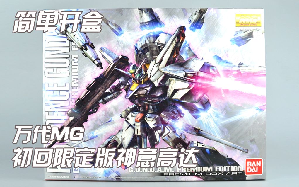 【简单开盒】万代 初回限定特典版 MG 神意高达 模型板件属性