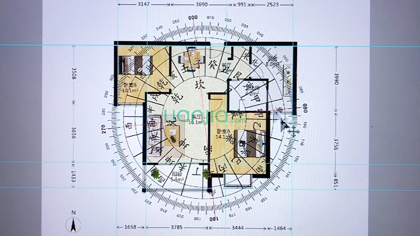 如何测定一个房子的坐向?六十四卦派与其他理论冲突的时候如何选择?