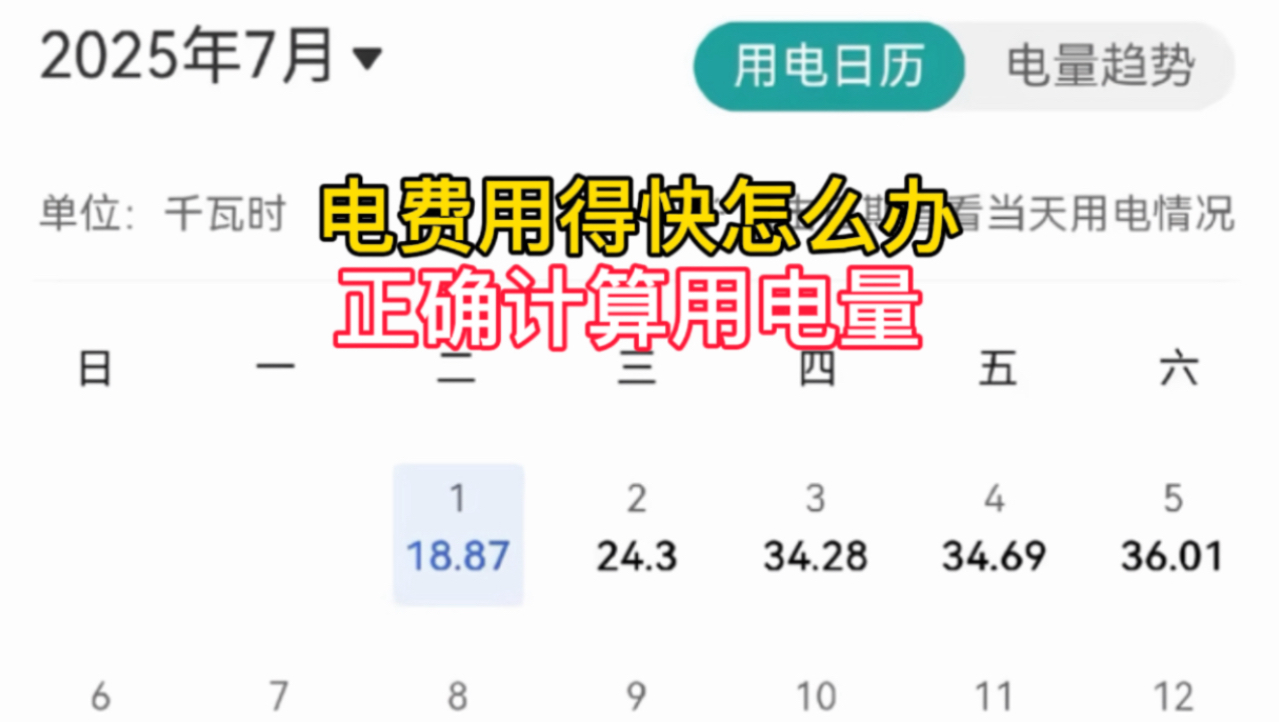 你知道电费用得快怎么办吗?分享正确计算电器用电量的生活小妙招。