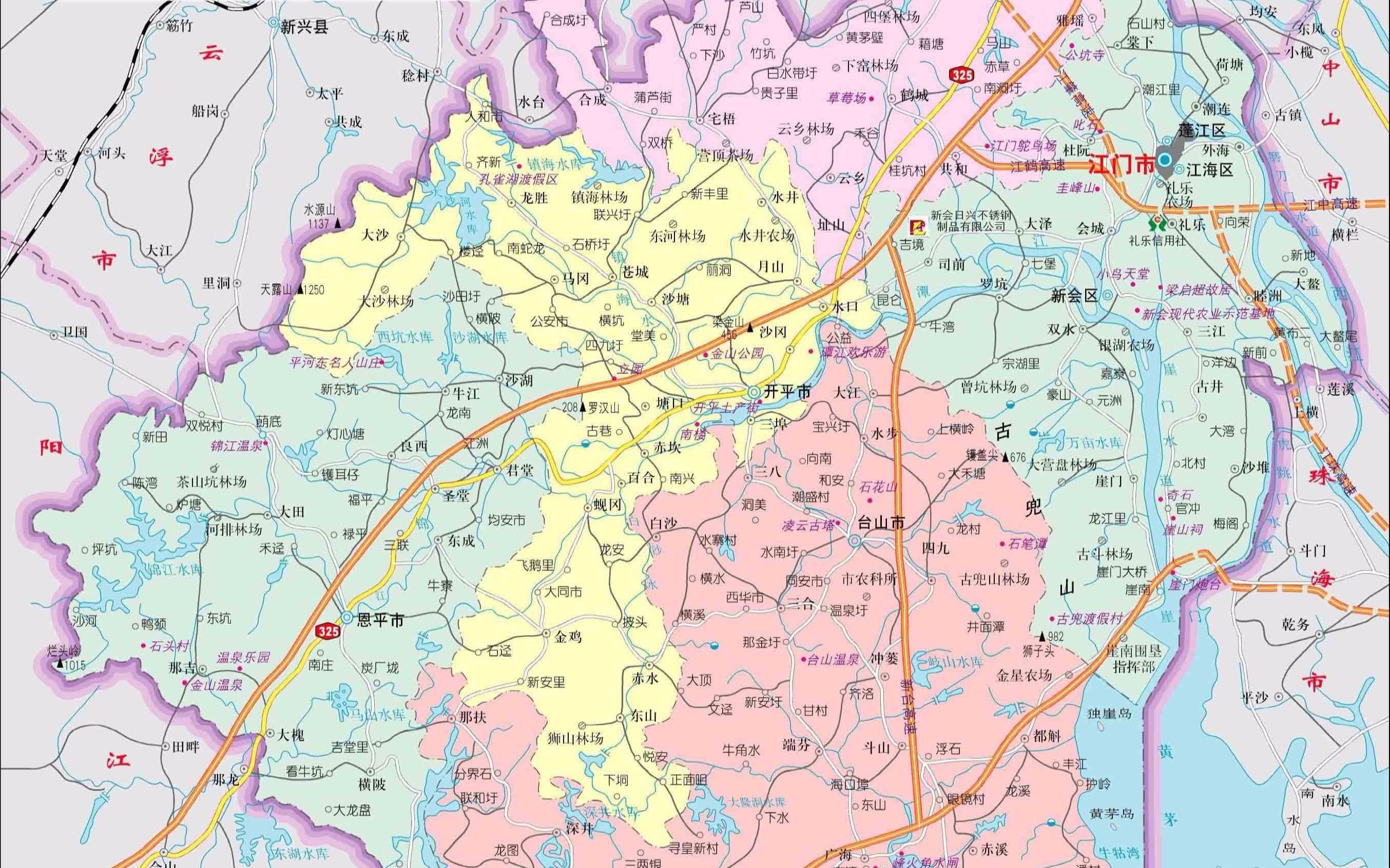 广东五邑各地经济规模排名(1949~2017)【数据可视化】