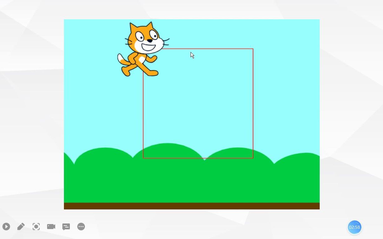 泉州少儿scratch编程 画笔工具画正方形