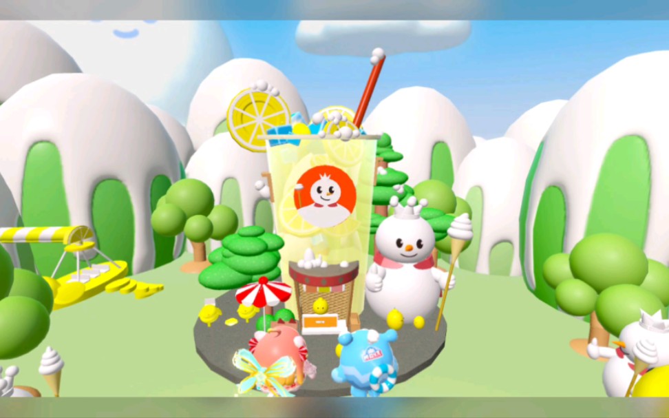 蛋仔派对-你爱我我爱你蜜雪冰城甜蜜蜜