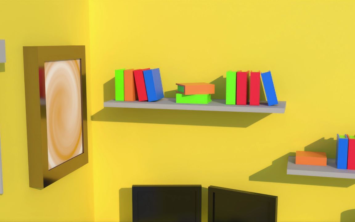 3Dmax动画作业 源文件 单人角色36秒卡通构建工作室 期末作业 有...