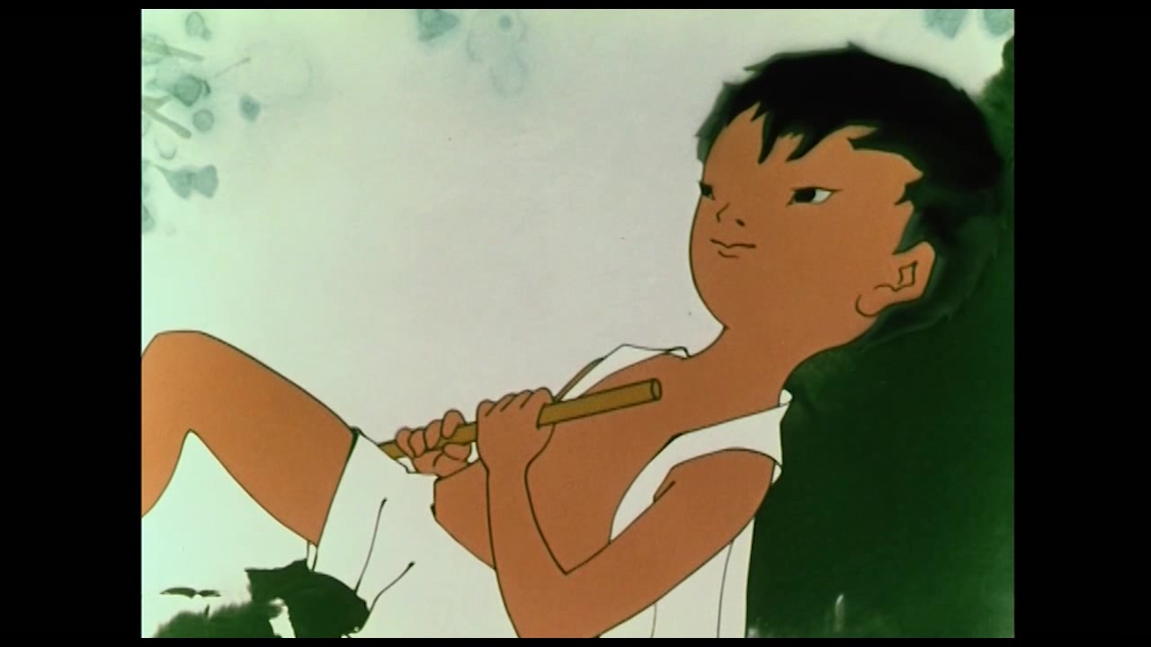 《牧笛》片段,原画设计:戴铁郎