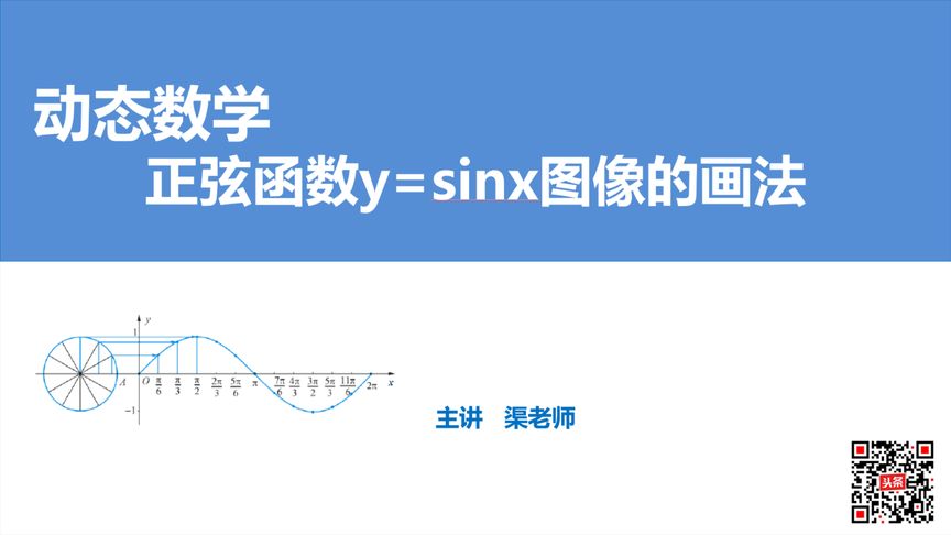 动态数学:正弦函数y=sinx图像的画法(抽象问题具体化)