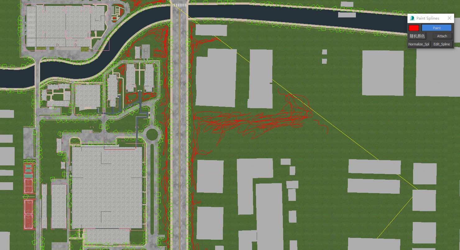 MultiScatter鼠标画线种树02