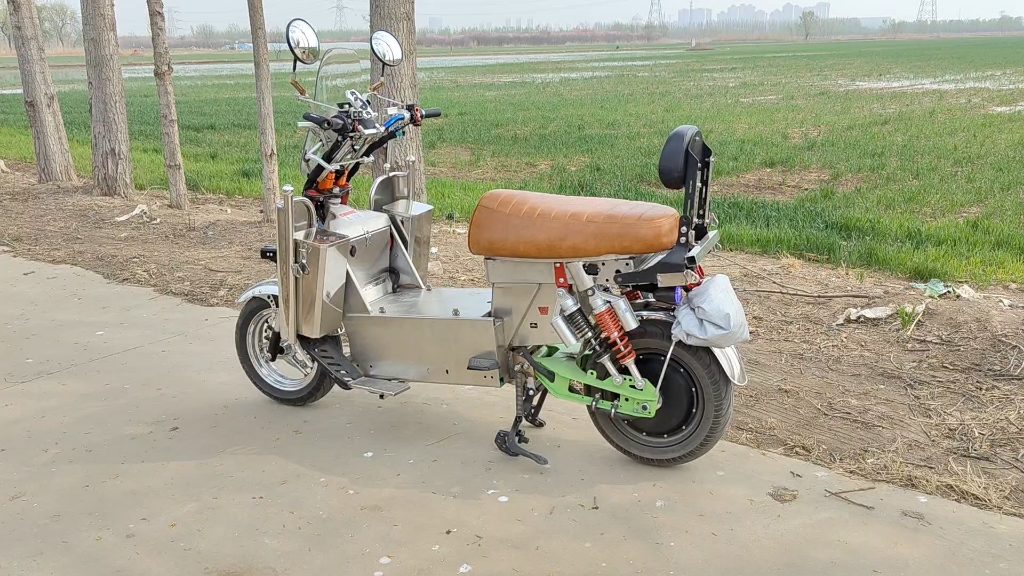 手作不锈钢电动车