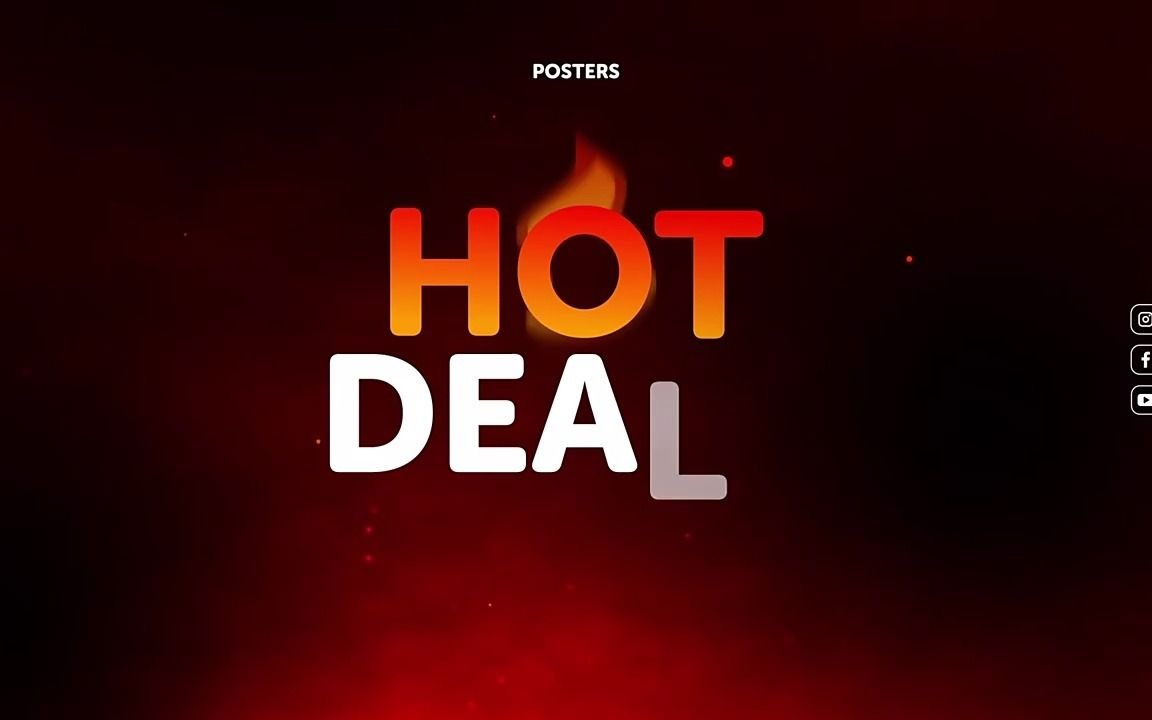 AE/PR模板-商城定价打折销售宣传海报动画 Posters Sales