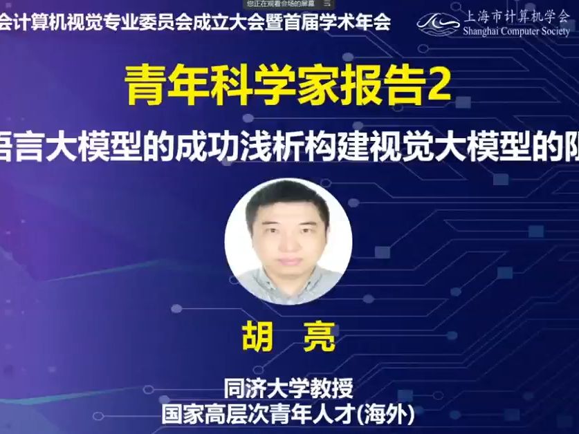 同济大学-从语言大模型的成果浅析构建视觉大模型的阻碍