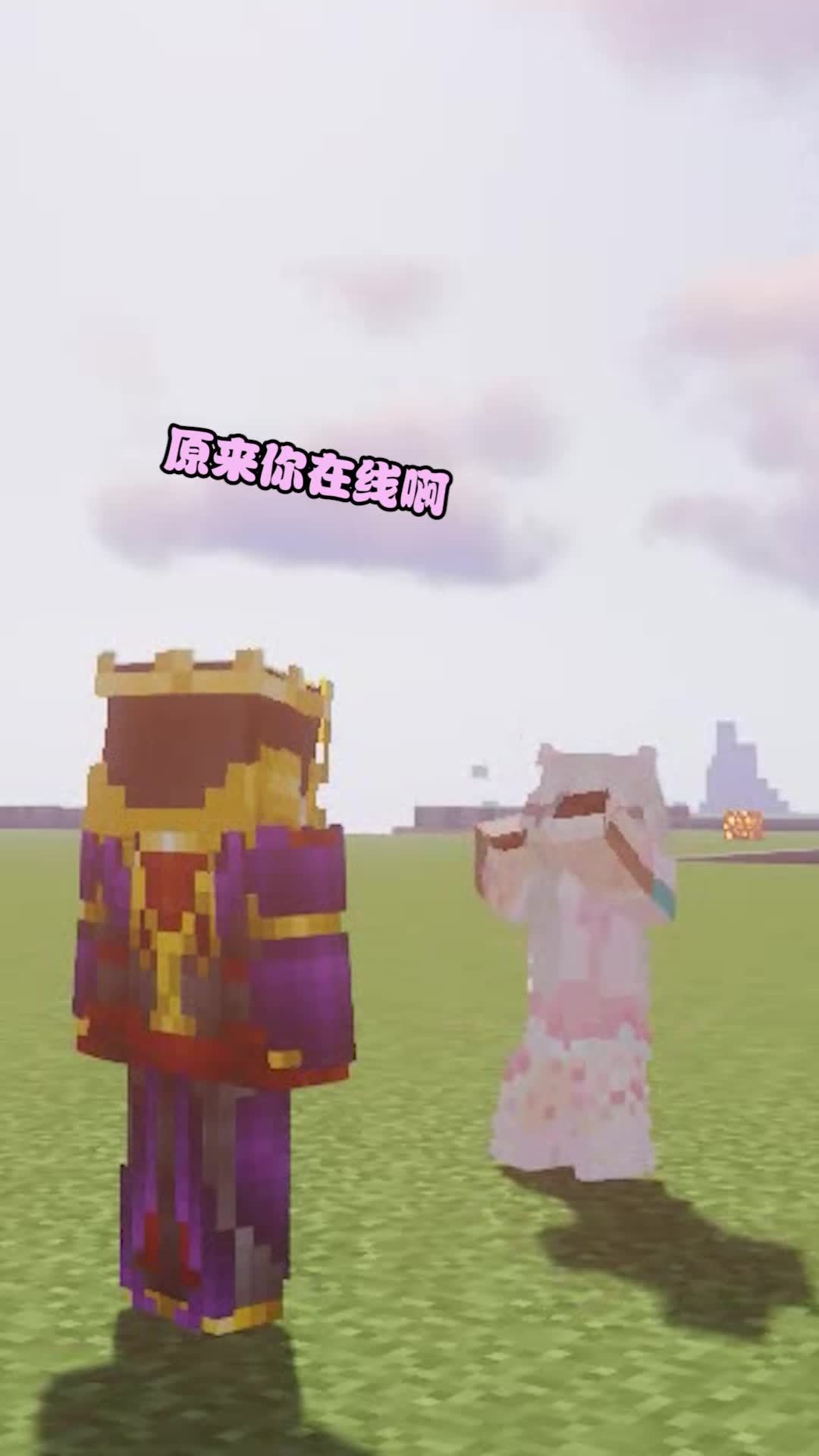 我的世界:当我和喜欢的人聊天