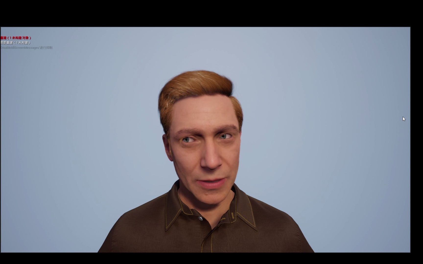 实时脸部捕捉虚拟数字形象测试