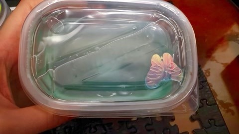.做起泡胶,都是家里