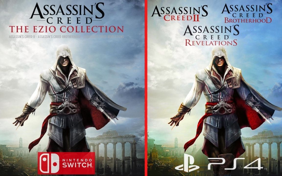 【刺客信条: 艾吉奥合集】任天堂Switch vs PS4 游戏画面比较 - ...