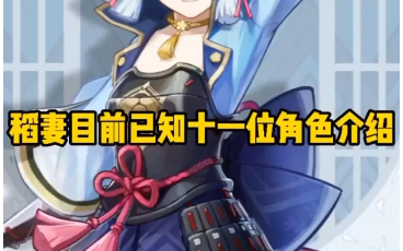 原神 稻妻目前已知十一位角色介绍_手机游戏热门视频