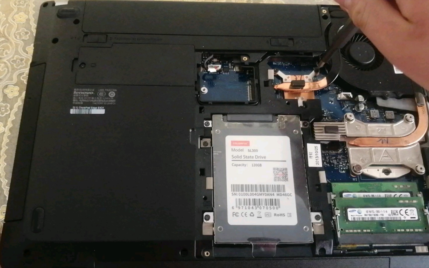 【拆卸】给ThinkPad Edge E431换CPU