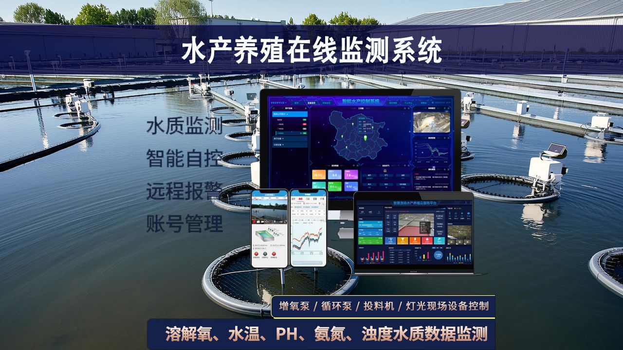 水产养殖在线监测,确保渔业养殖环境稳定