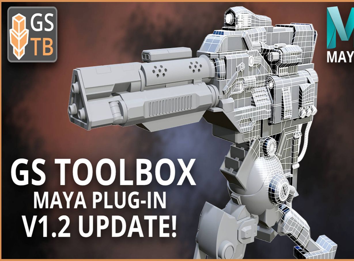 【超级功能】GSToolbox1.2MAYA顶级建模插件新功能