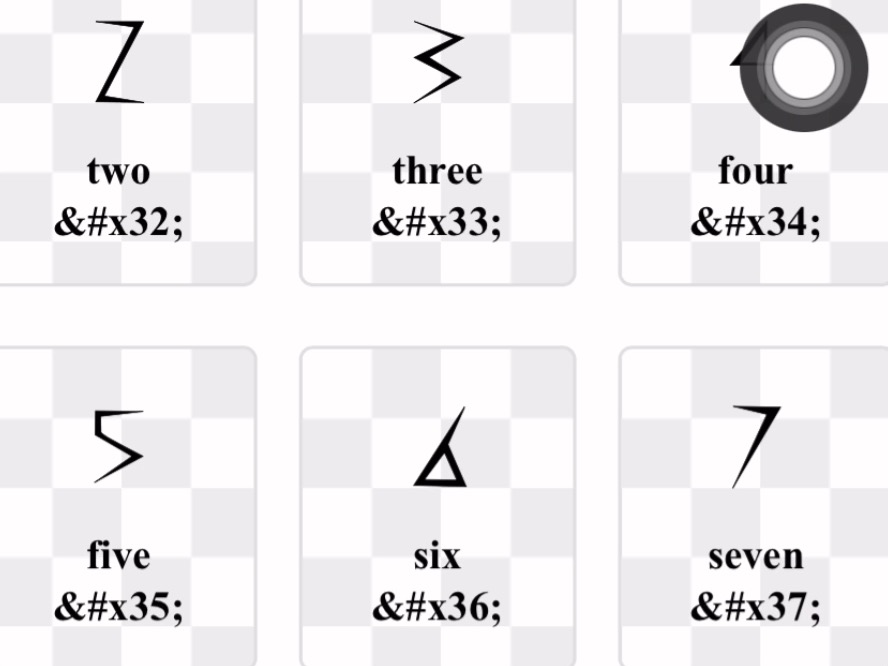 一个为了一个自造文字而创造的字体