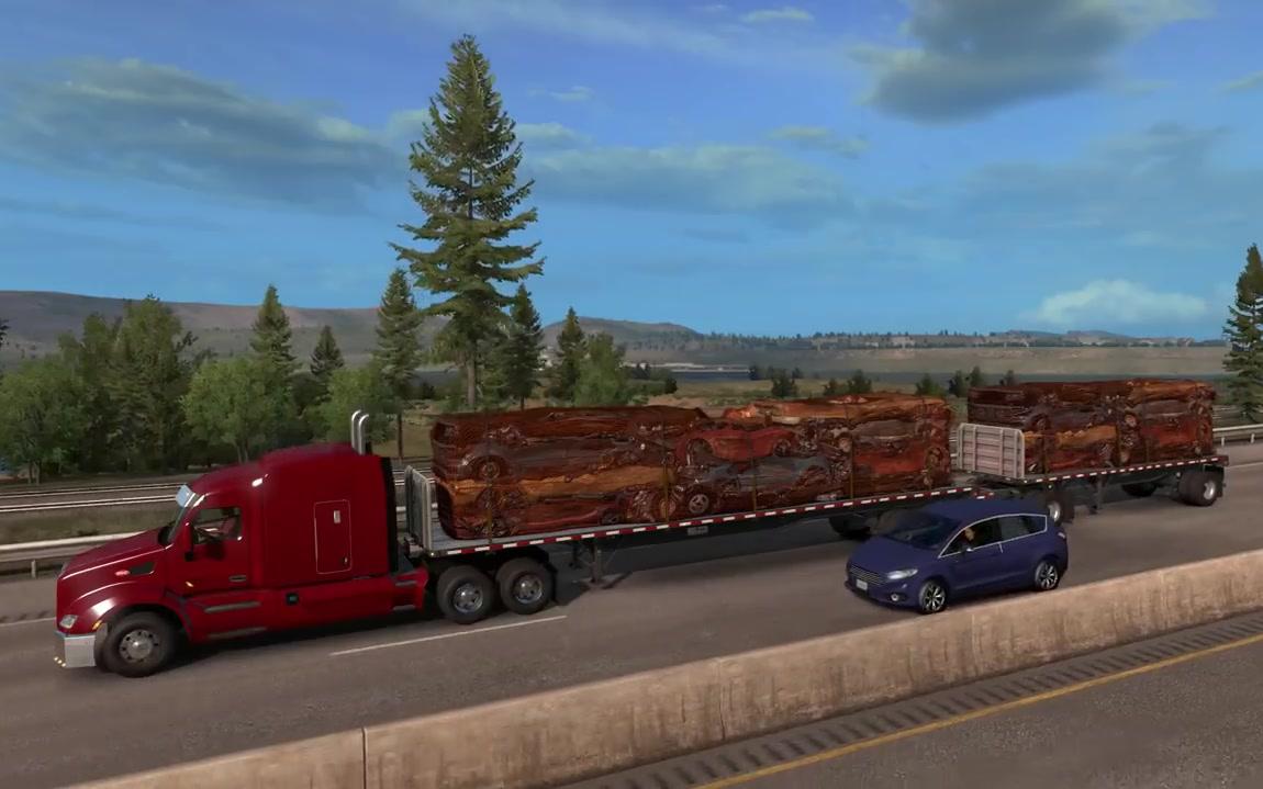 《美国卡车模拟》俄勒冈州DLC宣传视频