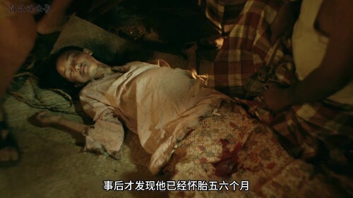 怀孕的女孩意外死亡,男人在她的脖子打入镇魂钉,惊悚片