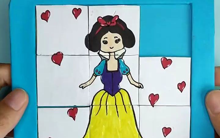 创意手工作品之自制拼图,好看又实用!