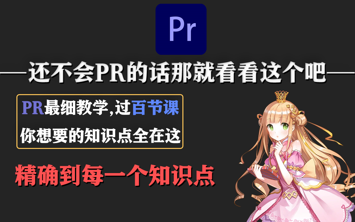 【全网最细】PR教学,精确到每一个知识点,百万人的选择,PR全套基础...