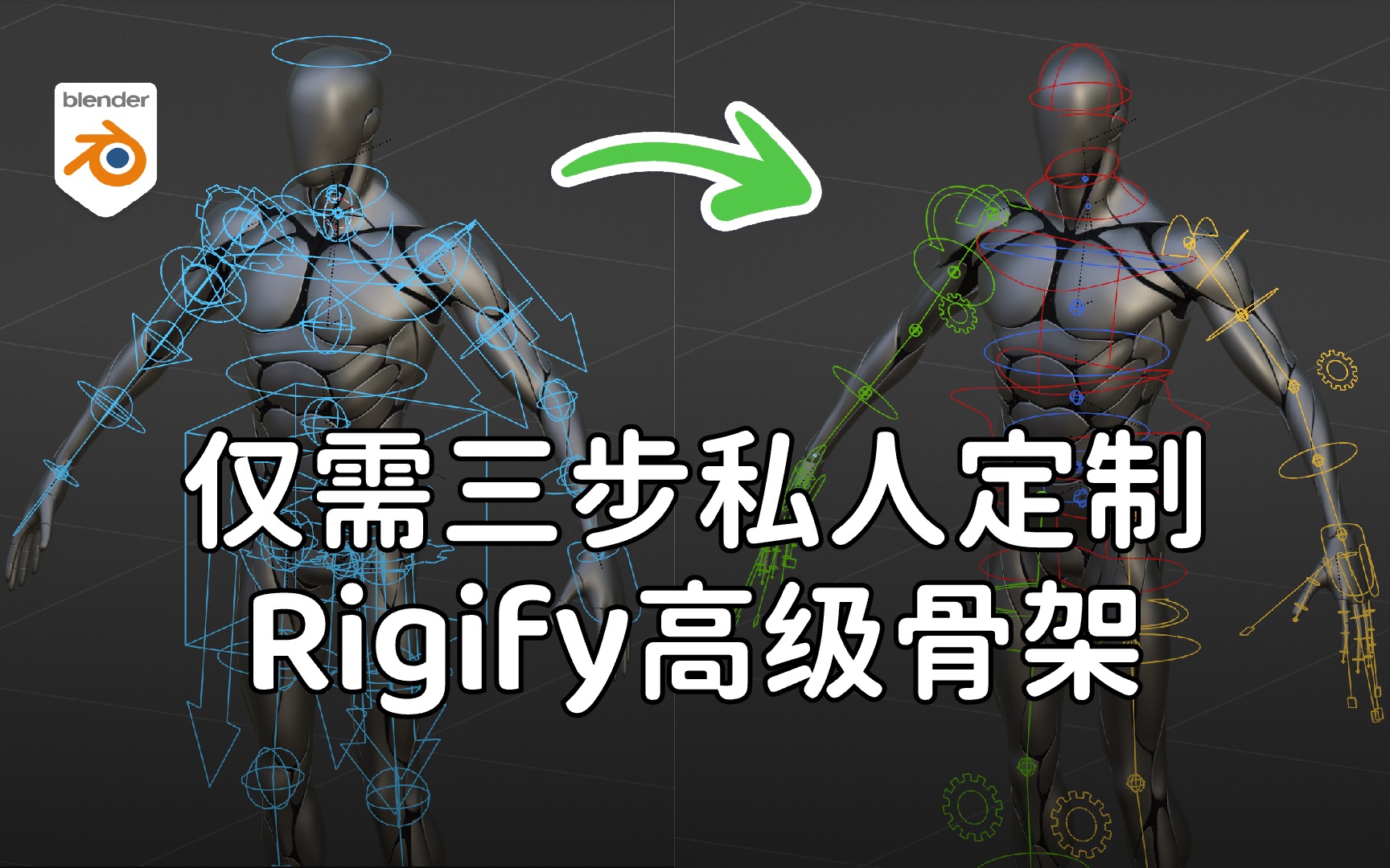 ...(骨骼自定义形状/骨骼组/骨骼层颜色/身体分离遮罩/驱动器/自定义属性)