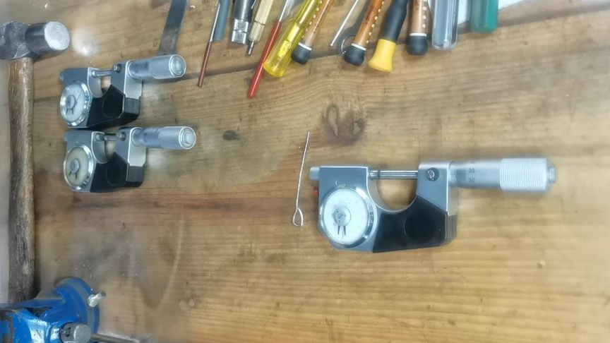 杠杆千分尺修理过程