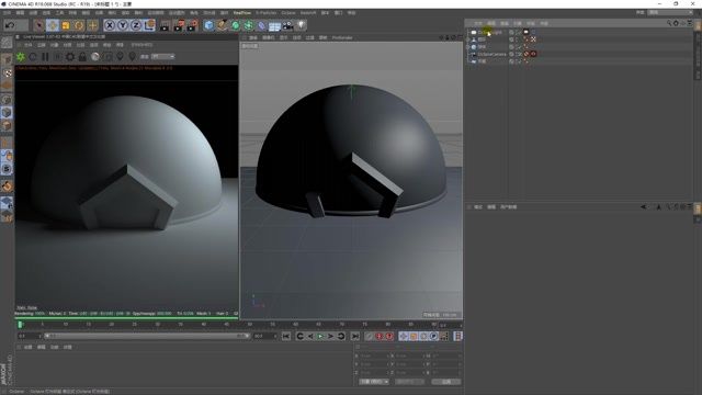 C4D案例教学:星空之门3-OC渲染器摄像机调整