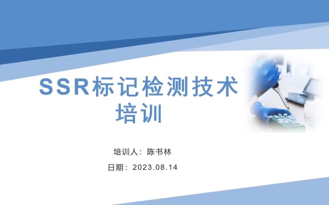 SSR标记检测技术