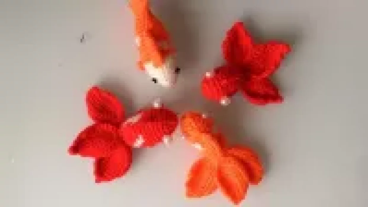 DIY 手工编织教程《金鱼》