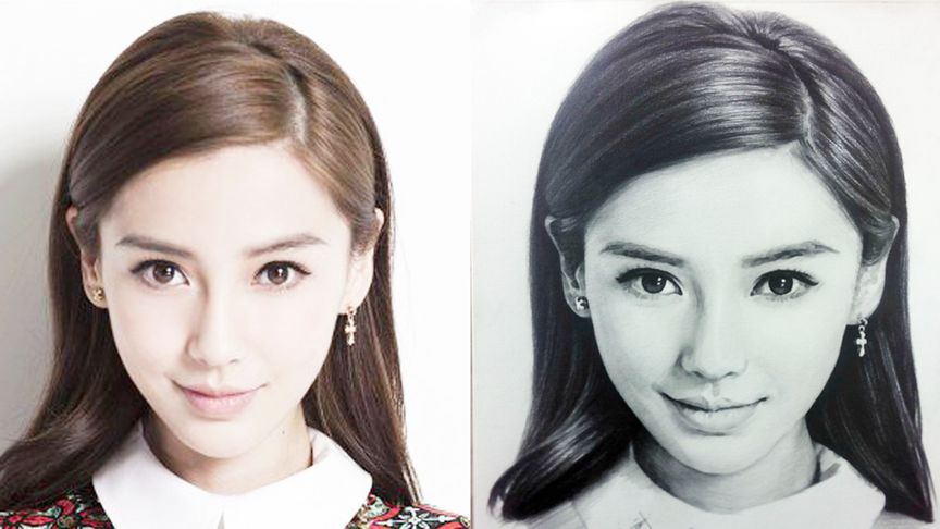 素描无需找画师,用手机扫一扫就能画出素描人像