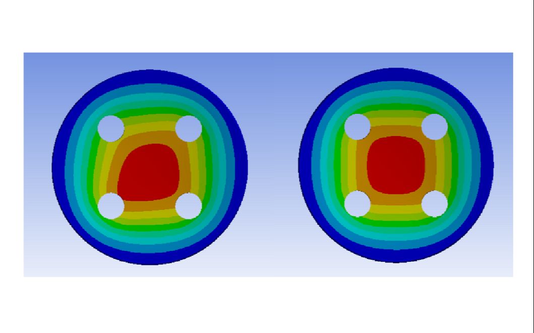 Ansys Workbench,螺栓预紧力施加顺序对结果影响的仿真,仅供参考。