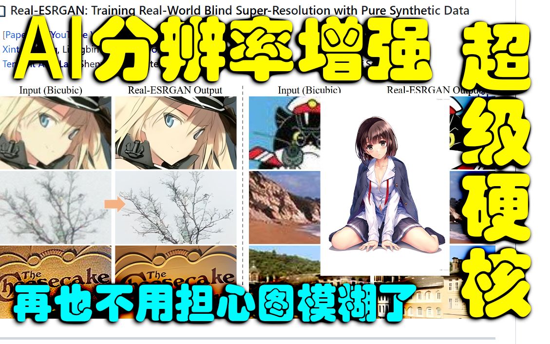 【硬核Real-ESRGAN教程,一学就会!】