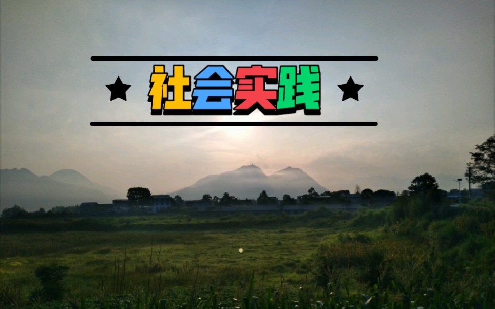 【高中】社会实践小记录