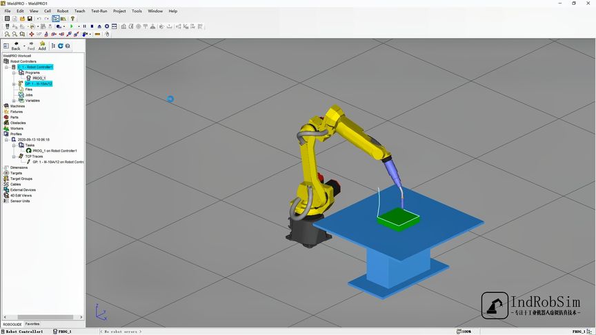 ROBOGUIDE软件基础操作:机器示教编程与仿真运行