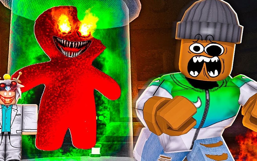 Roblox逃离橡皮糖 实验室怪物复活!可怕小屋惊险逃生!