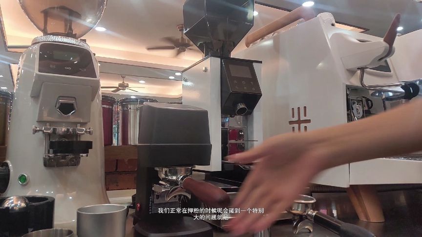全自动压粉器咖啡馆必备神器