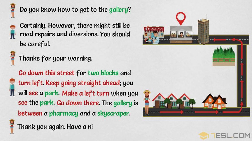 英语实用口语之问路和指路 How to ASK FOR and GIVE DIRECTIONS