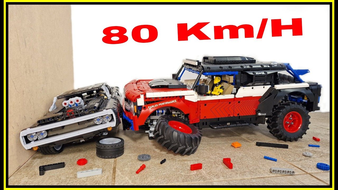 ... 碰撞测试-道奇战马与福特烈马 Dodge Charger vs ford Bronco 80 ...