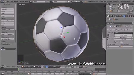 Blender 教程 - 足球