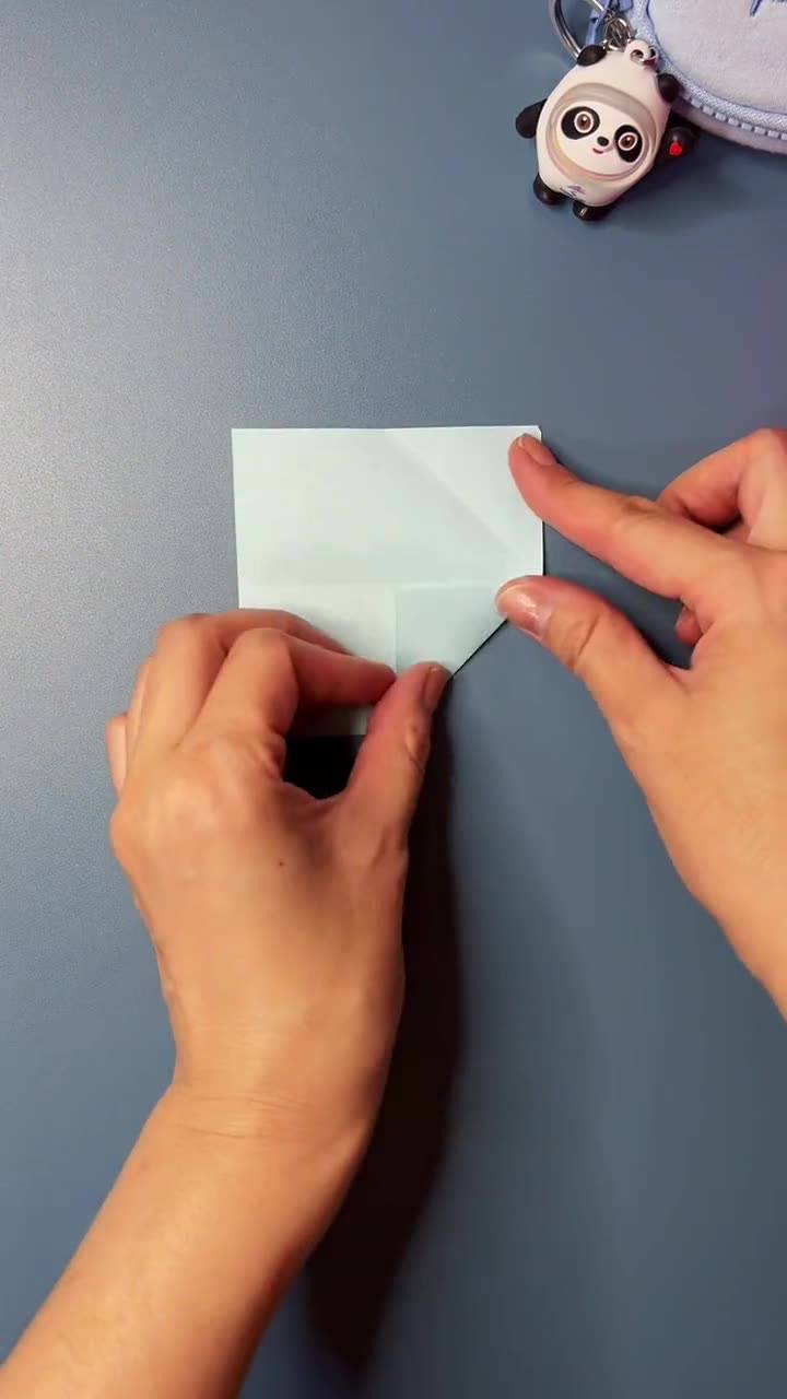 手工:一学就会的飞镖折纸,能飞很远~