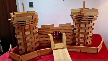 我的积木城堡,用kapla拼搭梦想城堡