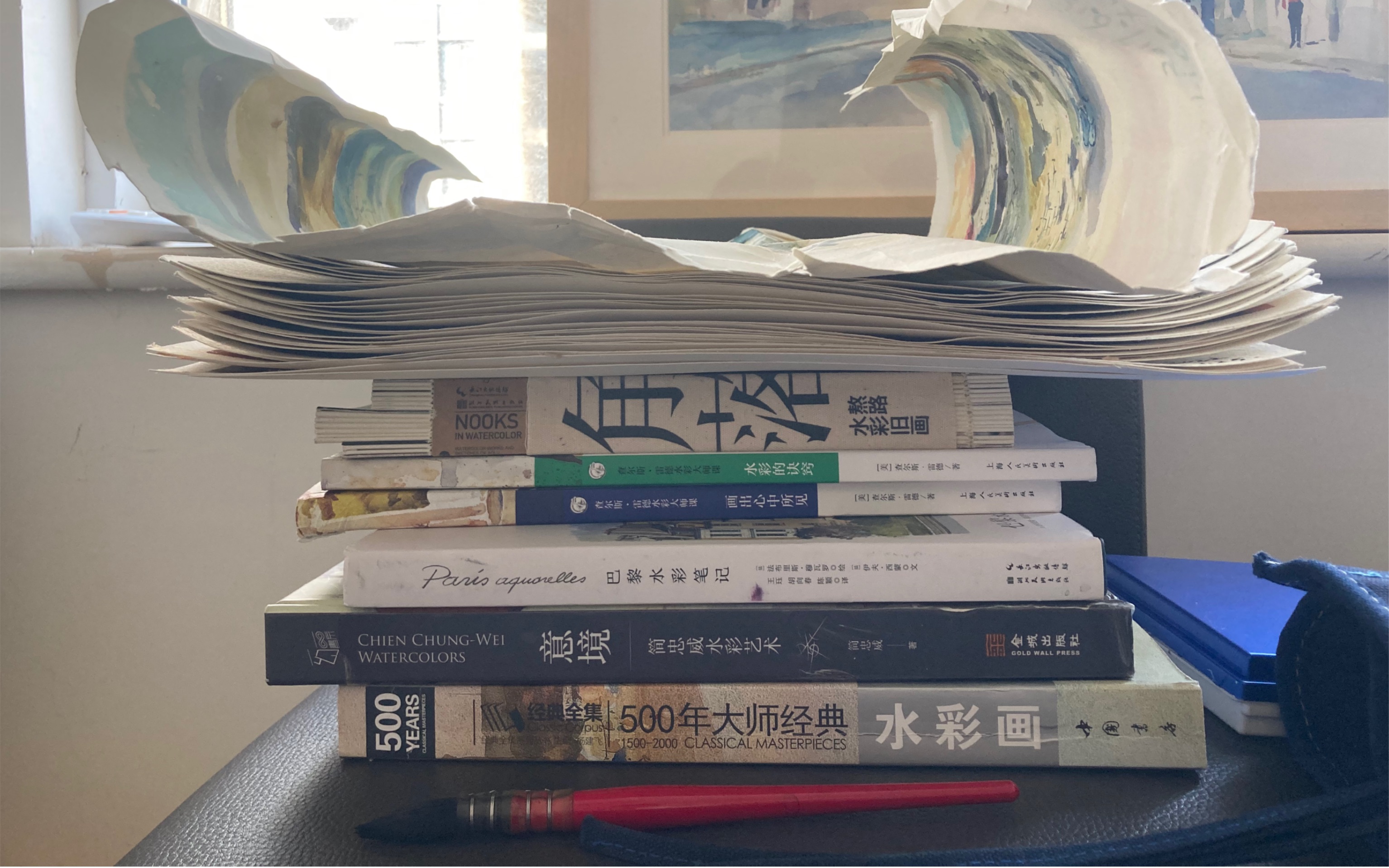 【水彩画成长记录】从2019年到2022年,从老师指导到自学的作品记录
