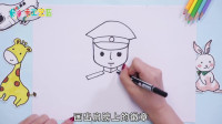 军人简笔画怎么画?详细的视频教程