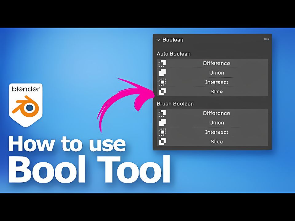 【中字】Blender 建模教程: 4.2 中使用 bool Tool 工具 -内下载插件