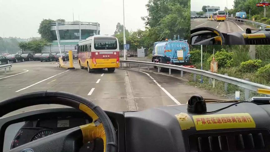 大客车科目二考场模拟现场考试
